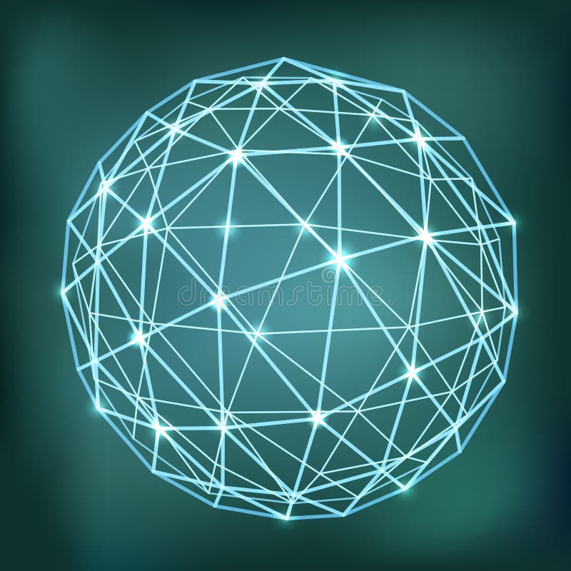 Geometric Circles Seamless Background Pattern Stock Illustration ...