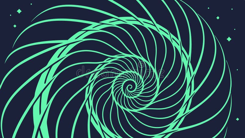 Abstract Geometric Spiral Pattern Vector Illustration, Vortex Design, Vector Design Generative ...