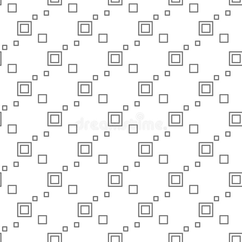 Abstract Geometric Square Background. Square Seamless Pattern Stock ...