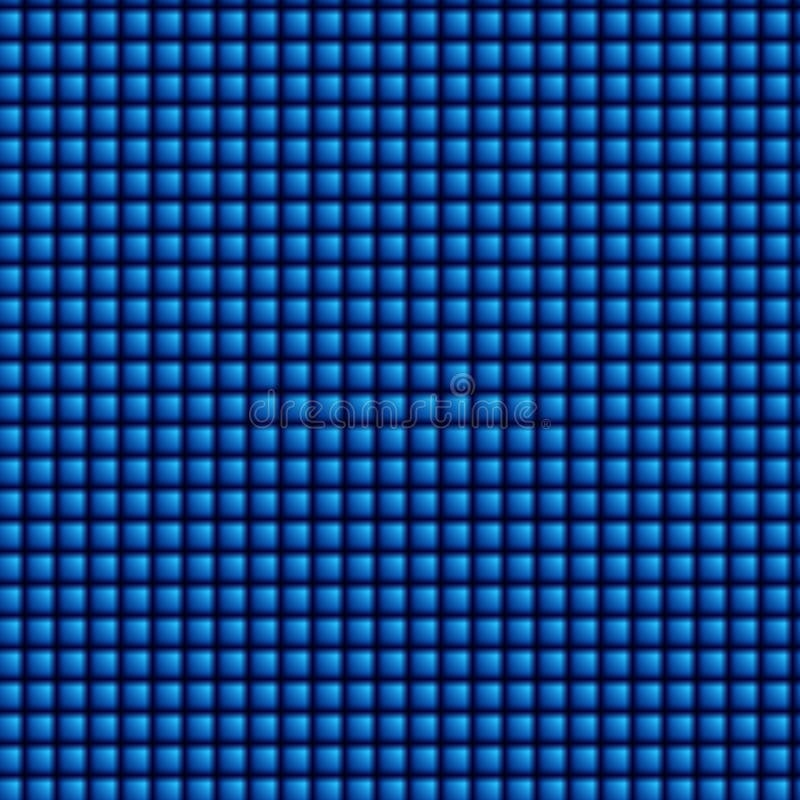 Abstract Geometric Square Blue Seamless Pattern Background. Stock ...