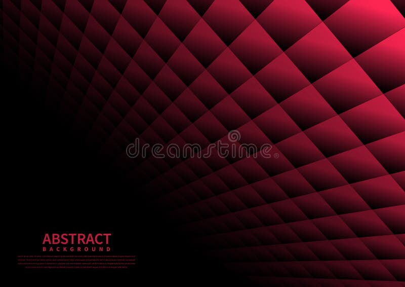 Abstract Geometric Square Pattern Background with Red Shapes ...