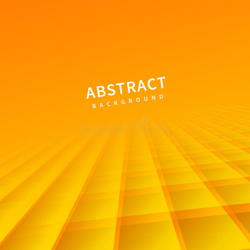 Abstract Geometric Square Pattern Background with Yellow and Orange ...