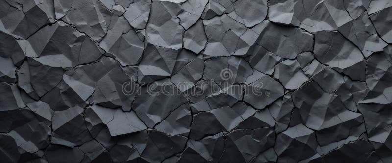 Abstract Geometric Stone Surface with Angular, Jagged Textures Creating ...