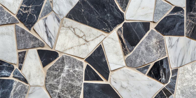 Abstract Geometric Stone Tile Background Interlocking Polished Marble ...