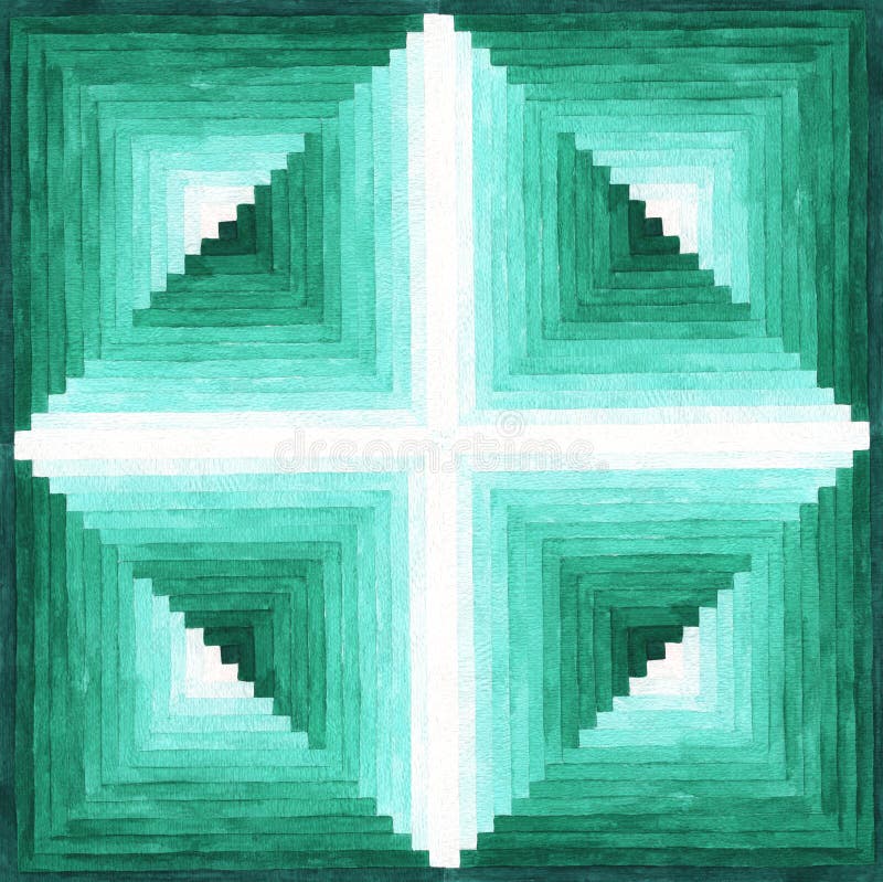 Abstract Geometric Strip Pattern Background. Stock Illustration ...