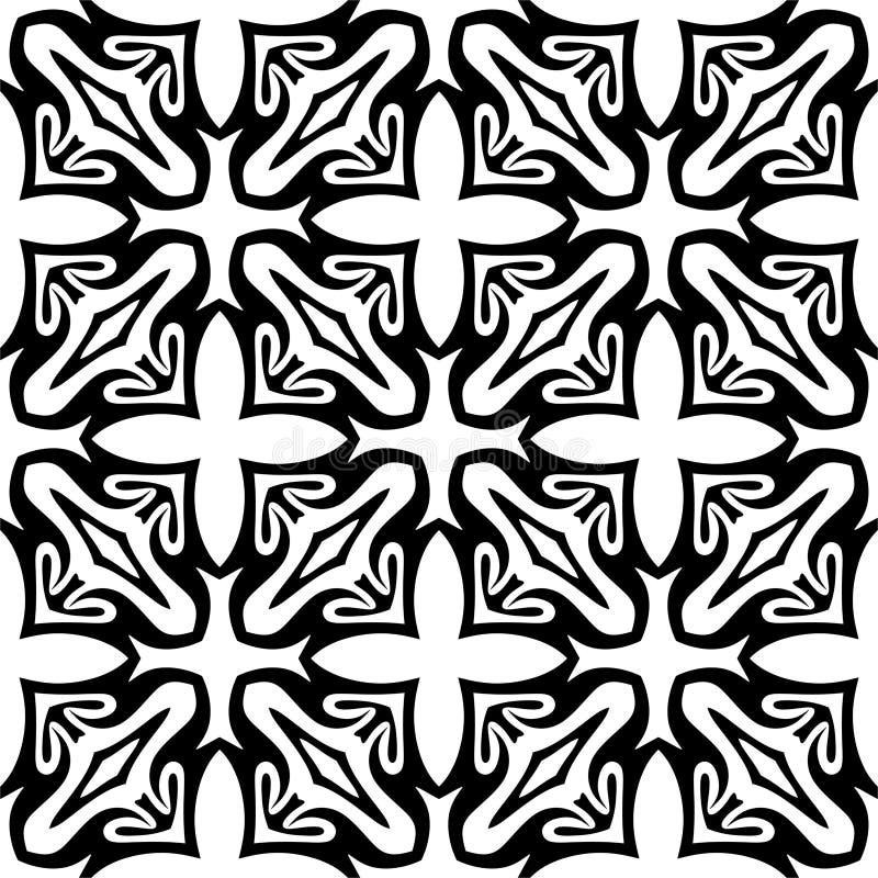 Black and White Mugal Jali Pattern Stock Vector - Illustration of ...