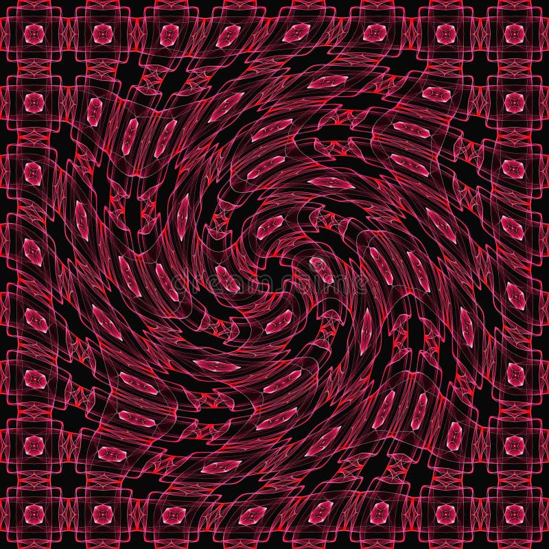 Abstract Geometric-structural Pattern Stock Illustration - Illustration ...