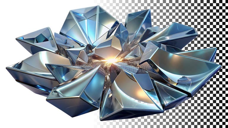 Abstract Geometric Structure Sharp Points Design Element Art Png ...