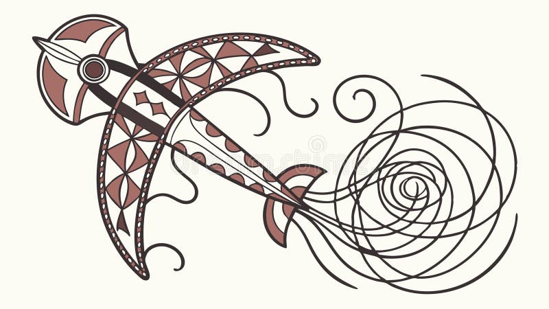 Abstract Geometric Structure with Swirls, Complexity, Vector Design ...