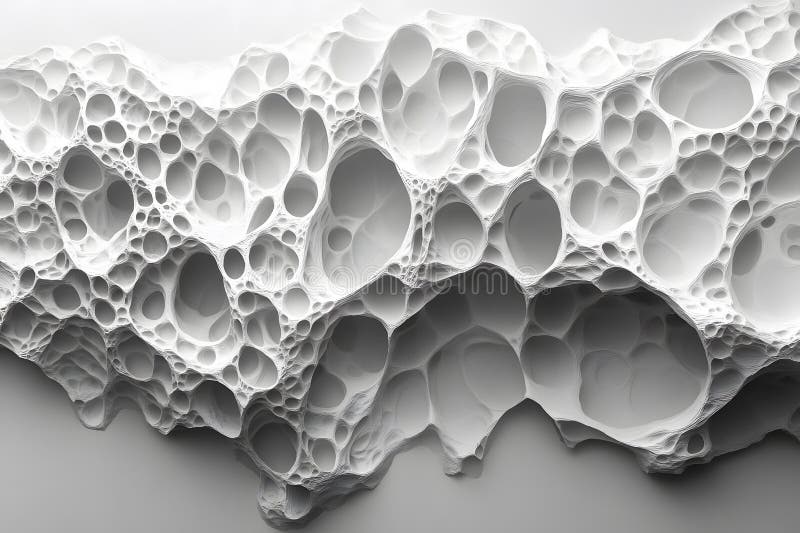 Abstract Geometric Structure in White - Modern Design for Art and Decor ...