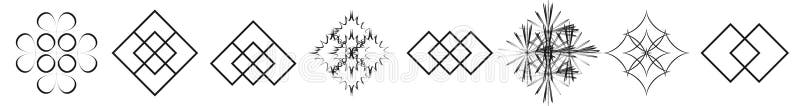 Abstract Geometric Symbol, Icon Vector Graphics, Illustration Stock ...