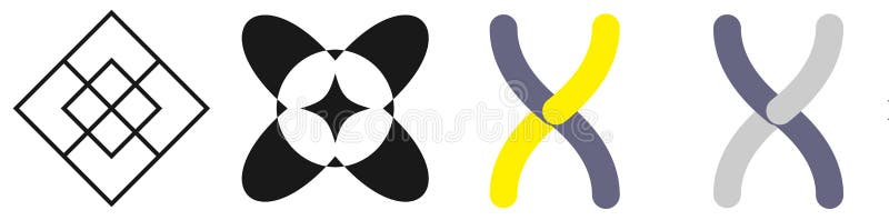 Abstract Geometric Symbol, Icon Vector Graphics, Illustration Stock ...