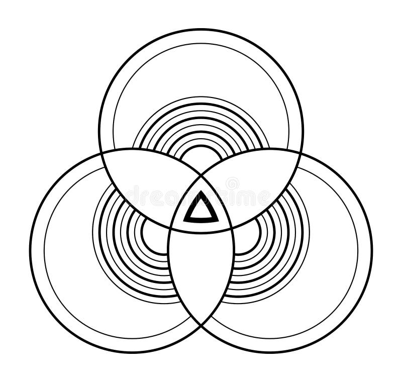 Three Circles Overlapping Stock Illustrations – 141 Three Circles ...