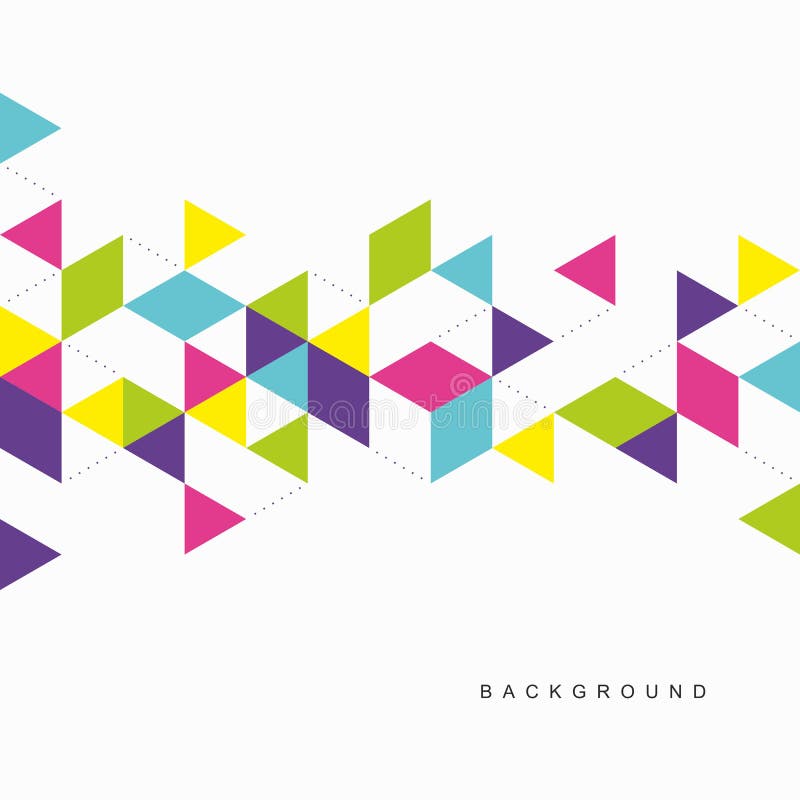 Abstract Geometric Technological Background. Vector Creative Design. Stock Vector - Illustration ...