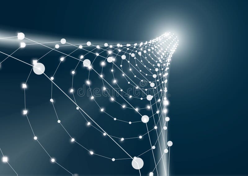 Abstract Geometric Technology Design Element Stock Illustration ...