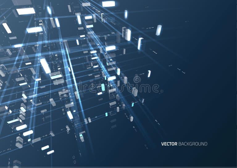 Abstract Geometric Technology Design Element. Stock Vector ...