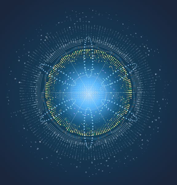 Abstract Geometric Technology Design Element. Stock Vector ...