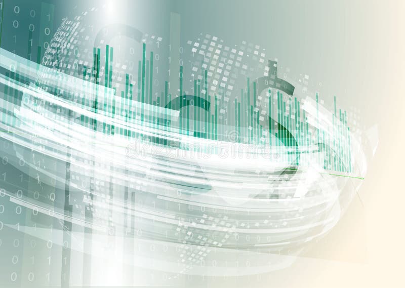 Abstract Geometric Technology Graphic Elements. Stock Vector ...