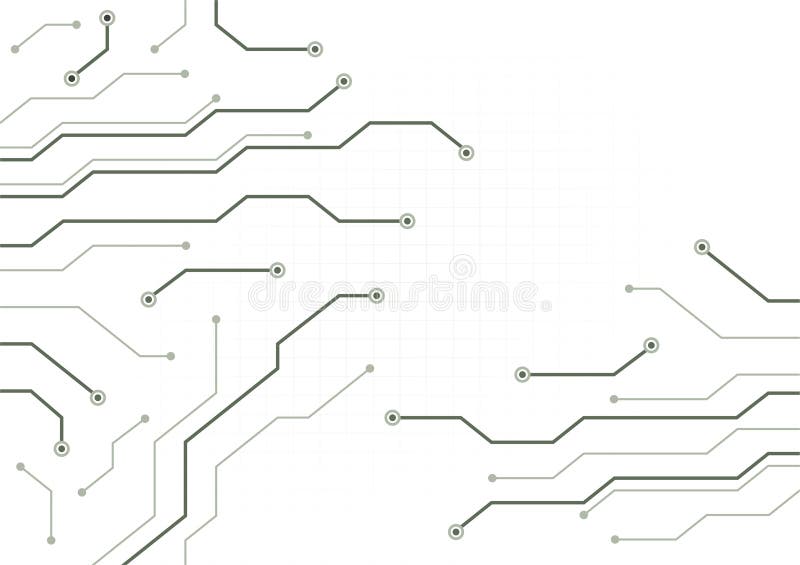 Abstract Geometric Technology Line and Dot Connection Circuit Broad ...