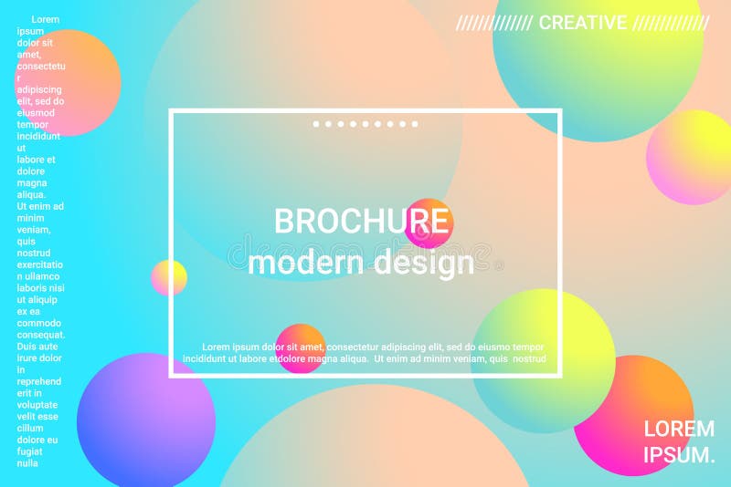 Abstract Geometric Texture. 3d Ball Shape Gradients for Decoration ...