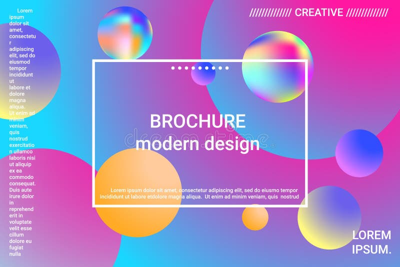 Abstract Geometric Texture. 3d Ball Shape Gradients for Decoration ...