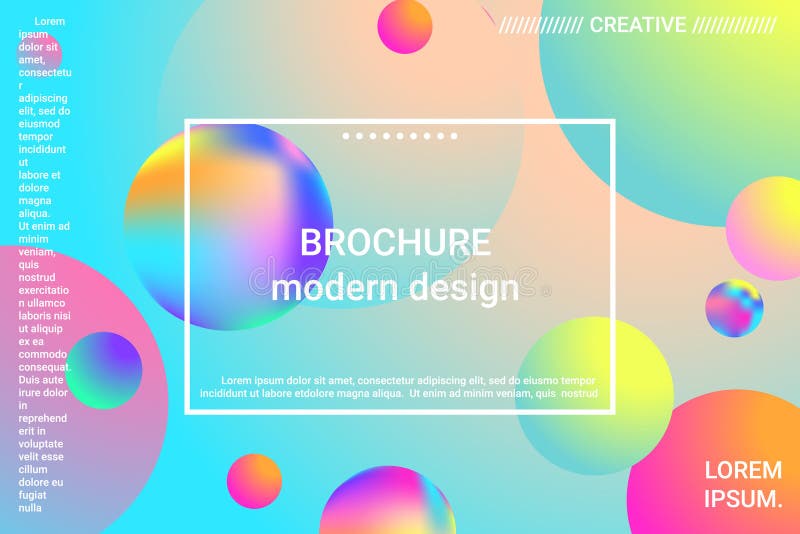 Abstract Geometric Texture. 3d Ball Shape Gradients for Decoration ...