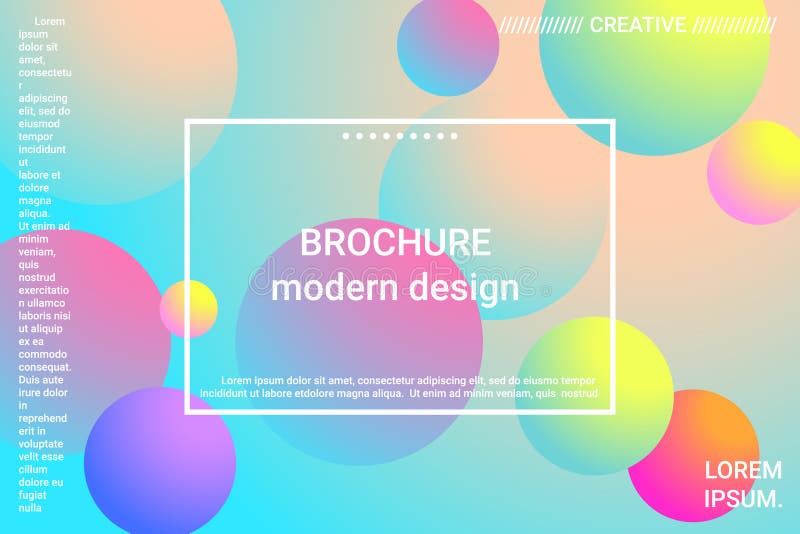 Abstract Geometric Texture. 3d Ball Shape Gradients for Decoration ...