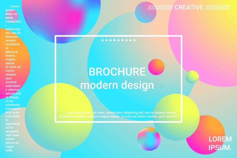 Abstract Geometric Texture. 3d Ball Shape Gradients for Decoration ...