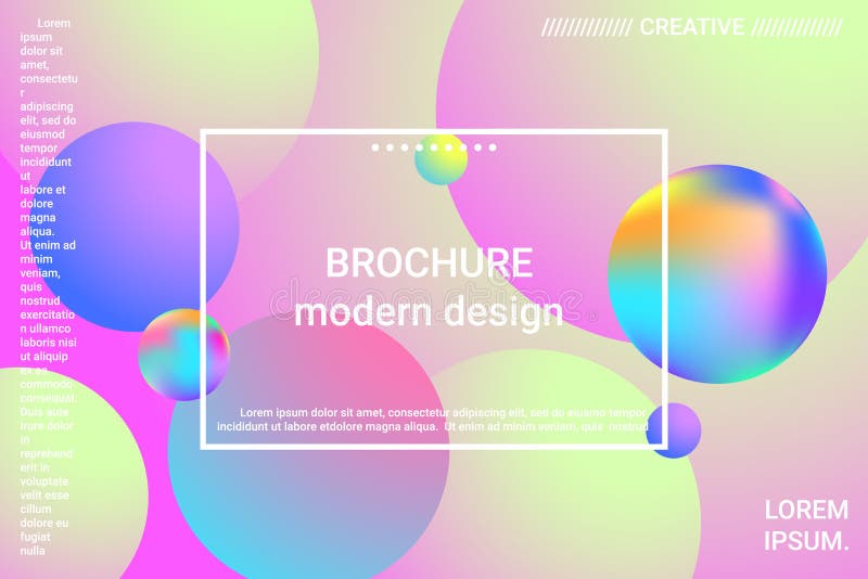 Abstract Geometric Texture. 3d Ball Shape Gradients for Decoration ...