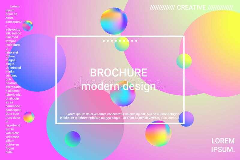 Abstract Geometric Texture. 3d Ball Shape Gradients for Decoration ...