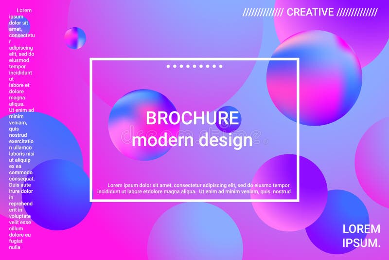 Abstract Geometric Texture. 3d Ball Shape Gradients for Decoration ...