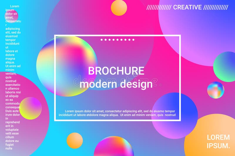 Abstract Geometric Texture. 3d Ball Shape Gradients for Decoration ...