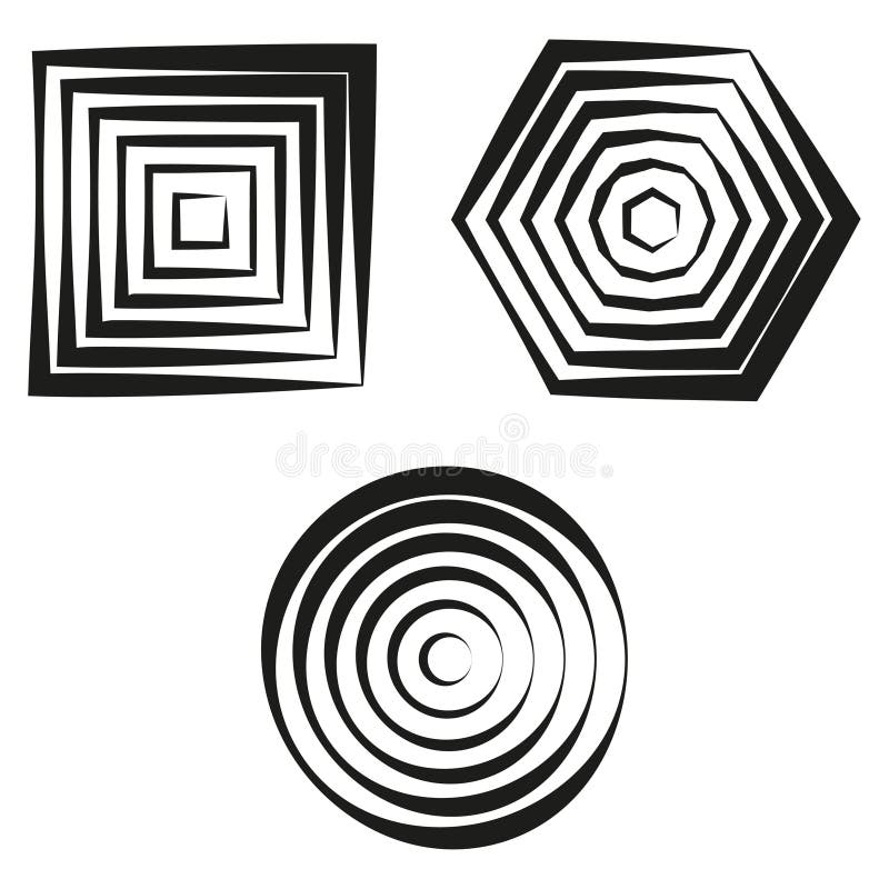 Abstract Geometric Texture Square Meter Icon Geometric Shape Vector Illustration Stock Vector