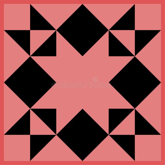 Abstract Geometric Tiled Trail Vector Illustration Stock Illustration ...