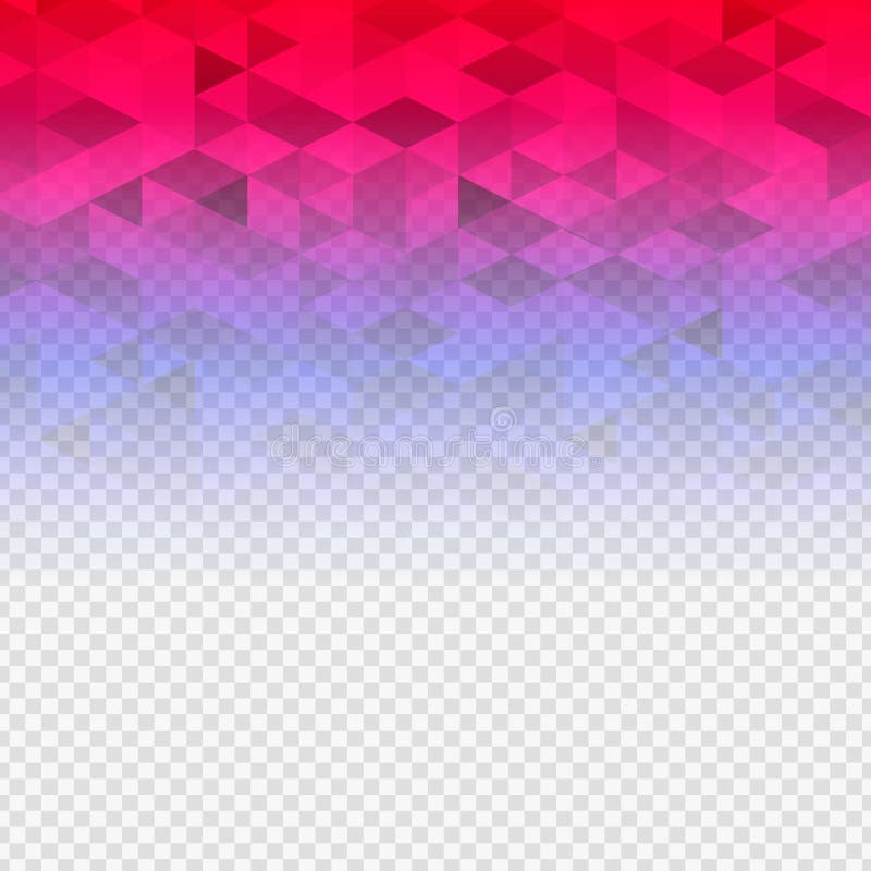 Abstract Geometric Transparent Background Vector Illustration Stock ...