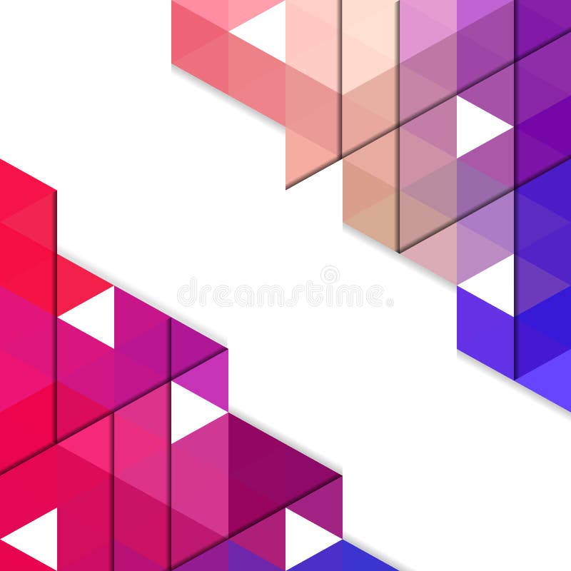 Abstract Triangle Geometric Wave Stripes Border On A White Stock Vector Illustration Of Blue