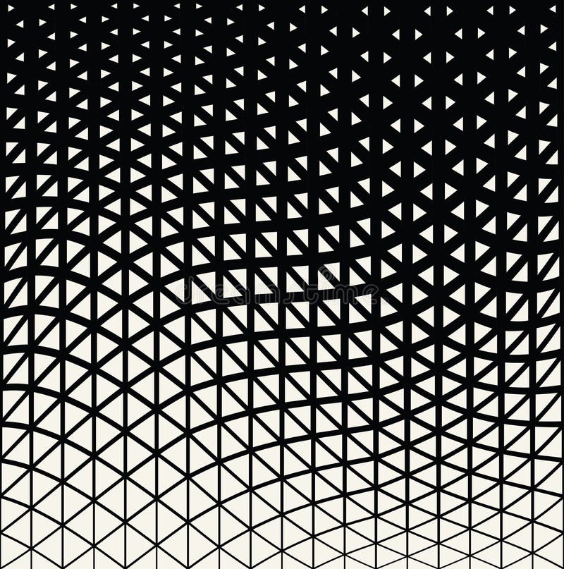 Abstract Geometric Triangle Design Halftone Pattern Stock Vector ...