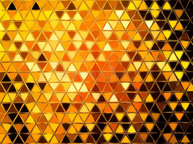 Abstract Geometric Triangle Mirrored Pattern Stock Illustration ...