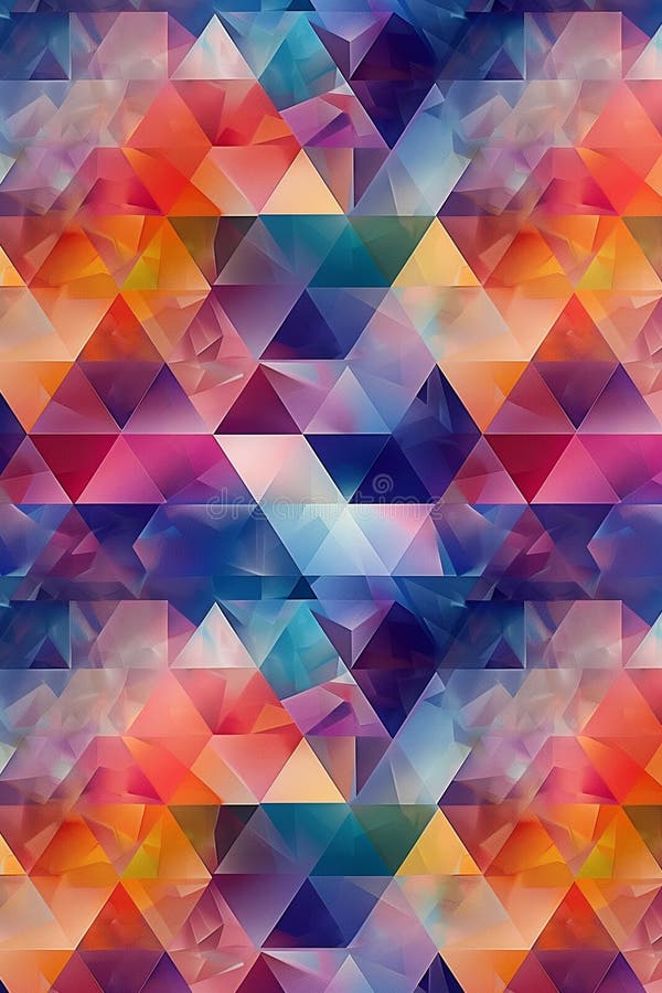 Abstract Geometric Triangle Pattern Background Design for Modern Art ...