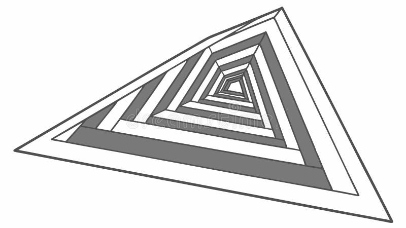 Abstract Geometric Triangle Pattern Illustration Element, Vector Design Generative AI Stock ...