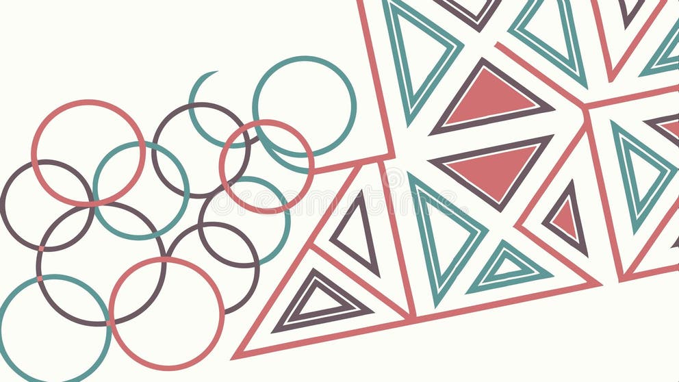 Abstract Geometric Triangle Pattern, Modern Background Design Vector Design Generative AI Stock ...