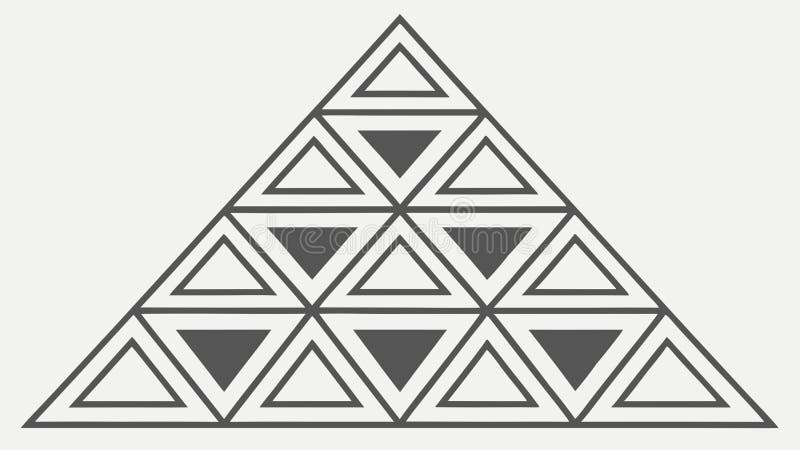 Abstract Geometric Triangle Pattern Modern Design Vector Vector Design Generative Ai Stock