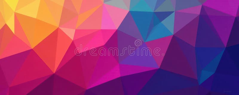 Abstract Geometric Triangle Pattern, Vibrant Colors , Minimal, Artwork ...