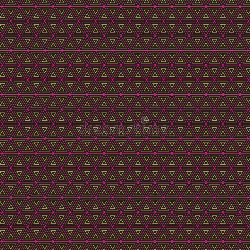 Abstract Geometric Triangle Plaid Ethnic Fabric Illustration Seamless ...