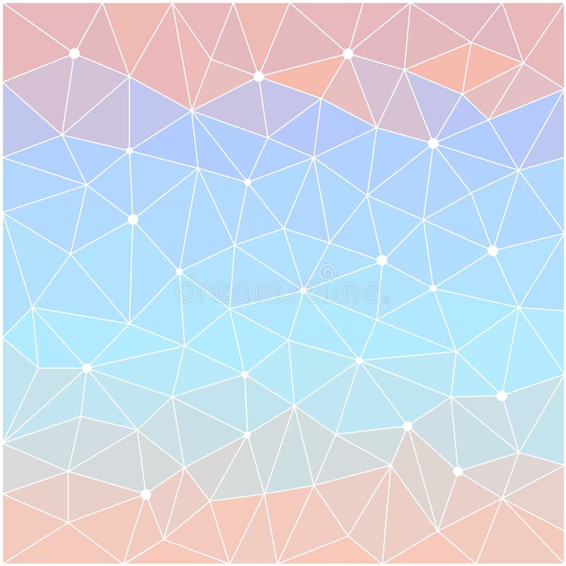 Abstract Geometric Triangle Polygonal Pattern Stock Illustration ...