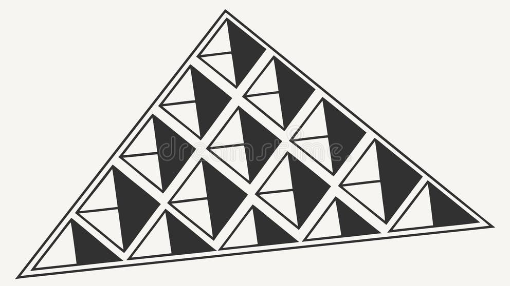 Captivating Abstract Pyramid Design Stock Illustrations – 871 ...