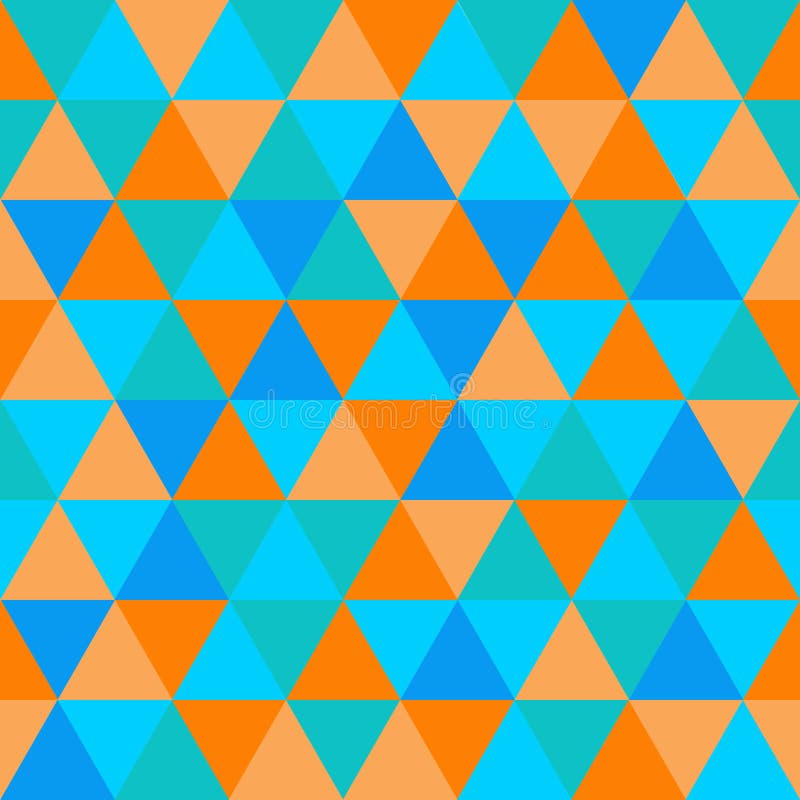 Abstract Orange Geometric Triangle Stock Illustrations – 67,056 ...