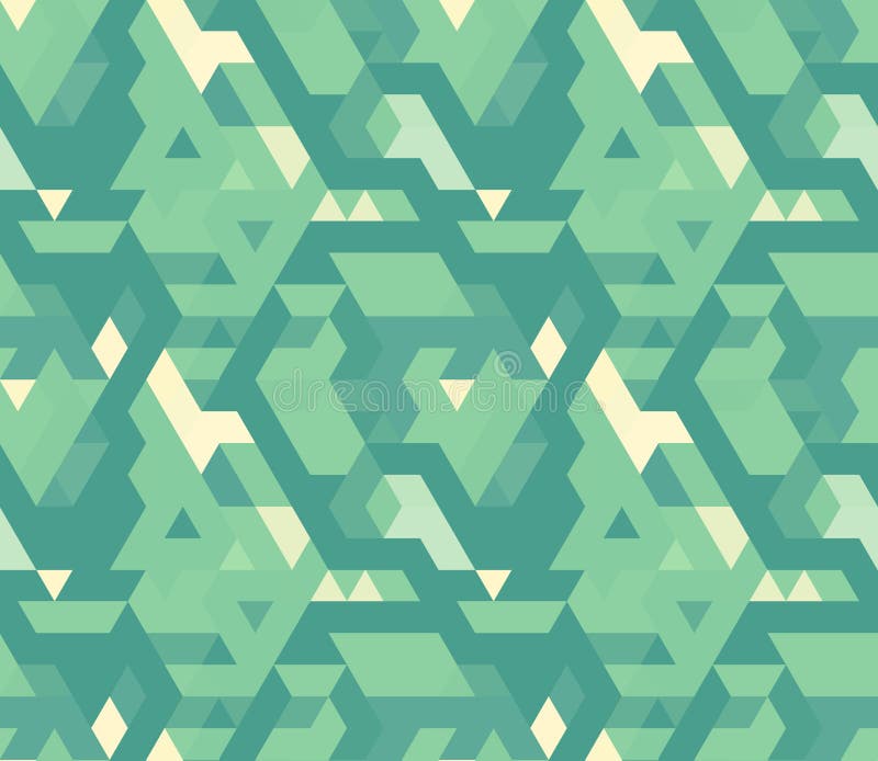 Abstract Layered Brown Triangle Pattern with Bright Center Background ...