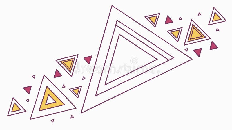 Abstract Geometric Triangle Shapes Background Vector Design Generative Ai Stock Vector