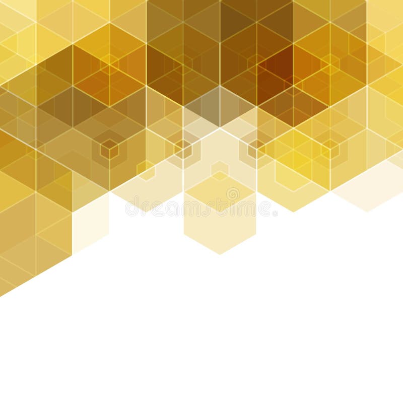 Abstract Hexagon Background. Presentation Template. Layout for Advertising. Vector Illustration ...